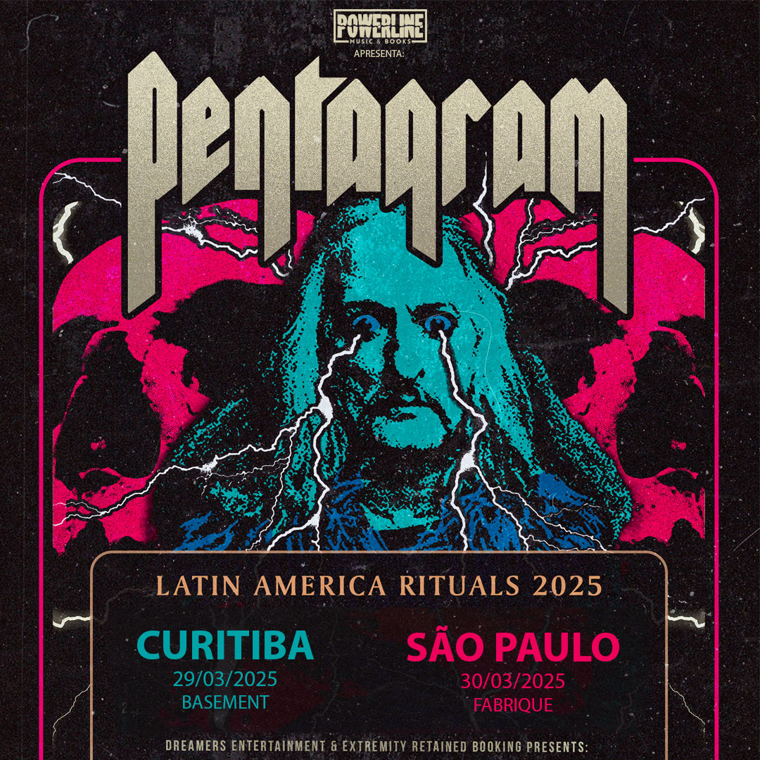 Pentagram retorna ao Brasil em março de 2025 - Vou de Grade